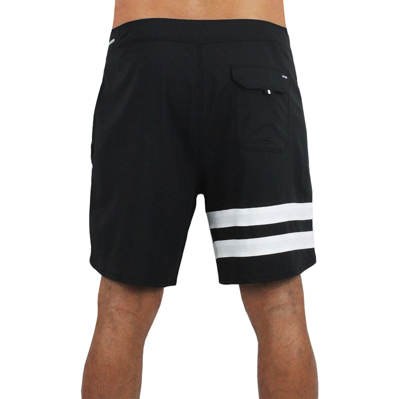 Bermuda Hurley Phantom Block Party 18" Black - Surf Alive