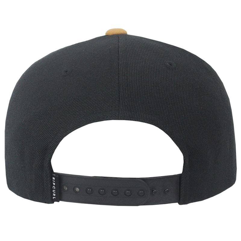 Boné Rip Curl Wetty Snapback Black Tan - Surf Alive