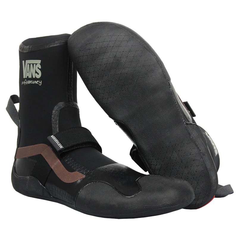Bota de Neoprene Vans Surf Boot 2 Hi Collab Michael February Black ...