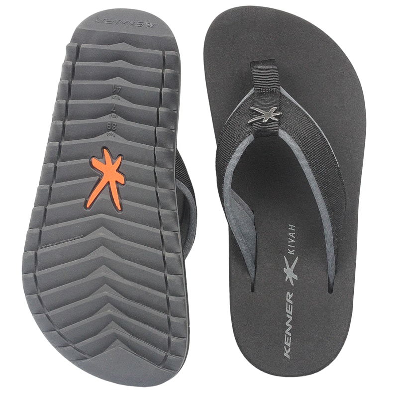 Chinelo Kenner Kivah Cushy Preto - Surf Alive