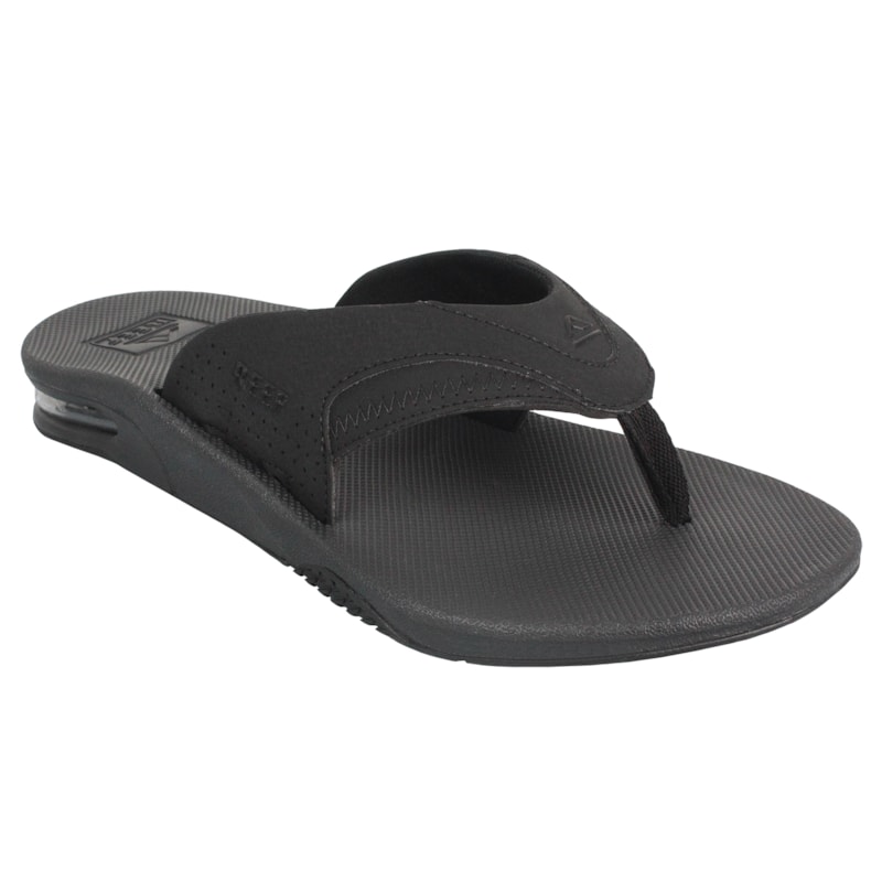 Chinelo Reef Mick Fanning All Black - Surf Alive