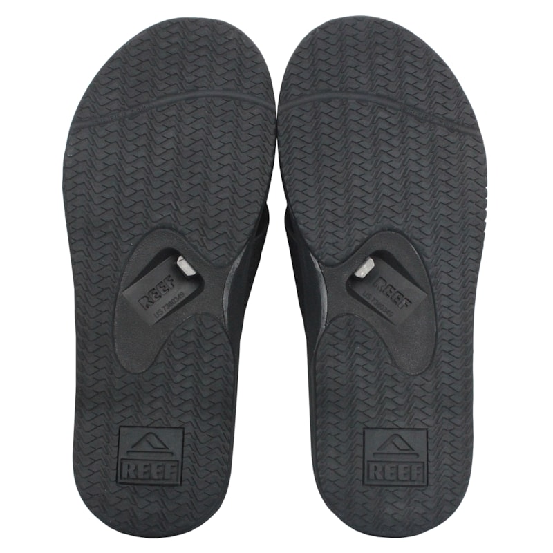 Chinelo Reef Mick Fanning All Black - Surf Alive