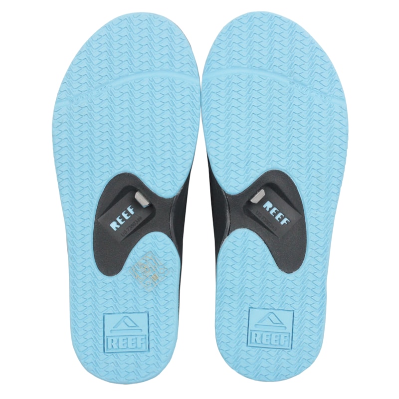 Chinelo Reef Mick Fanning Grey Light Blue - Surf Alive