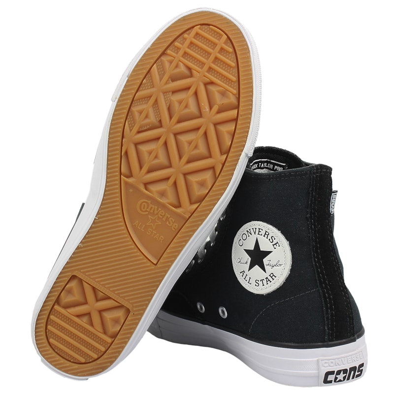 Tênis Converse Chuck Taylor All Star Pro Preto Preto Branco - Surf Alive