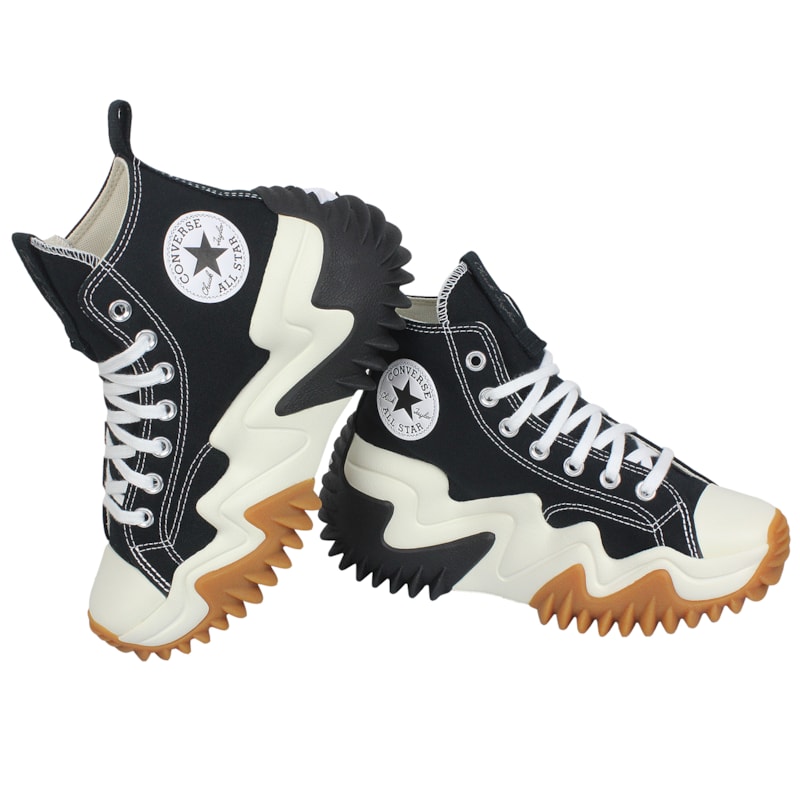 Tênis Converse Chuck Taylor All Star Run Star Motion Black White Gum ...