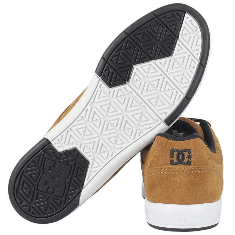Tênis DC Shoes Union White Caramel Black - Surf Alive